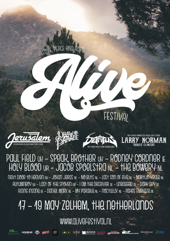 Nieuwe namen voor Alive Festival - White Room Reviews